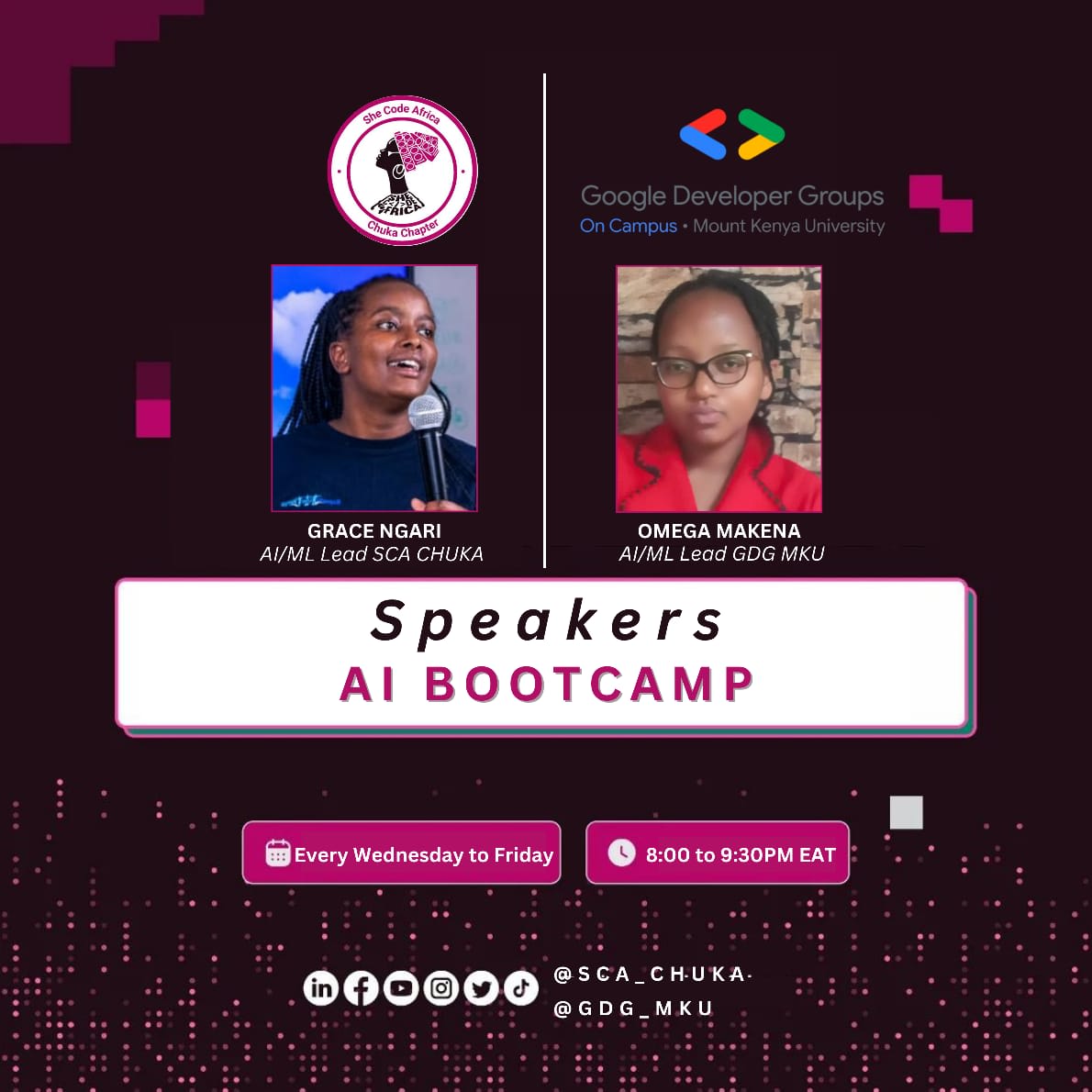 See ML AI Bootcamp At Google Developer Groups GDG On Campus Mount